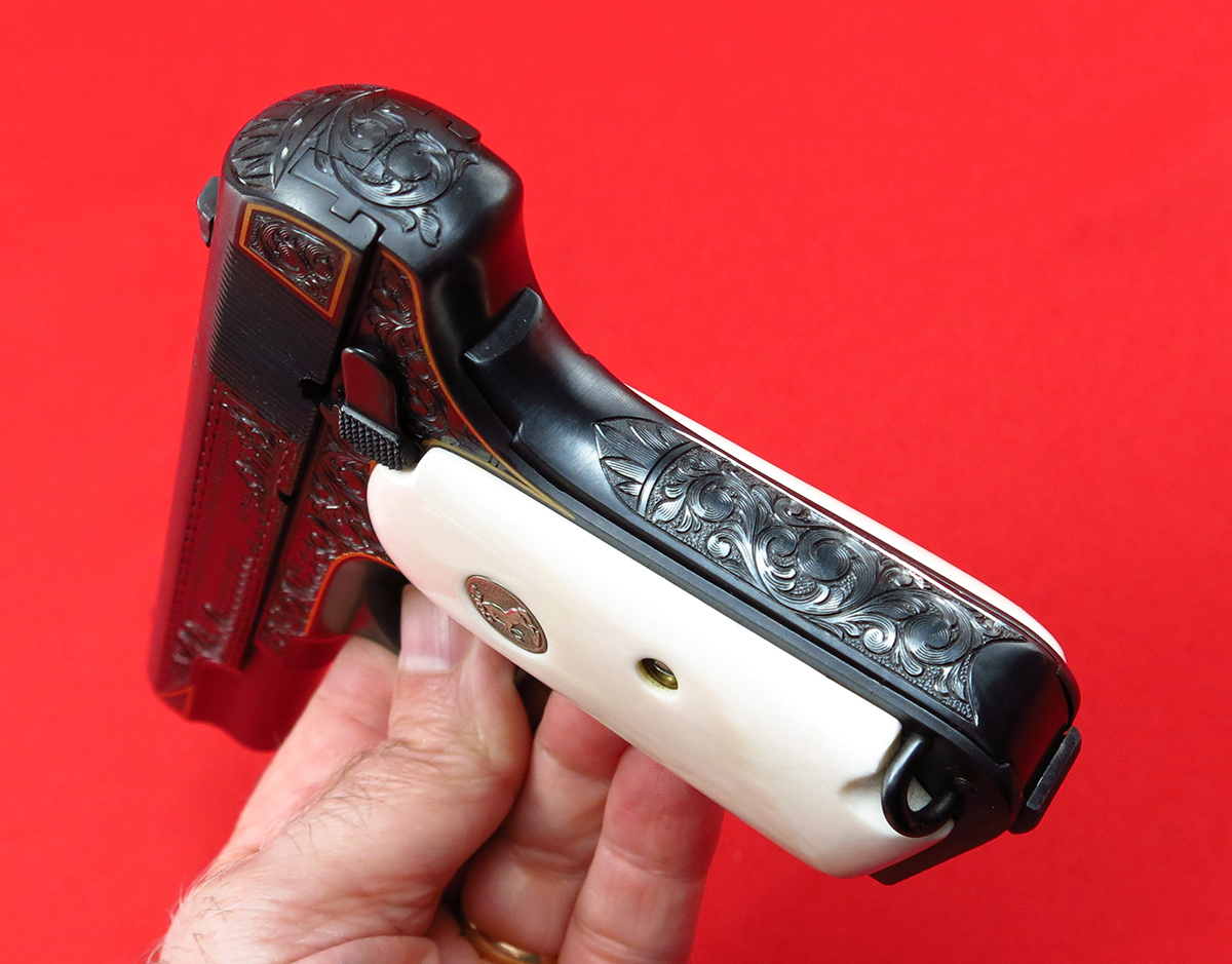 Fn Model 1903...Beautifully Hand Engraved/Gold Inlaid...Mfd In Belgium ...