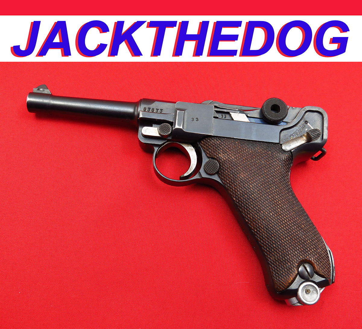 DWM ~ P.08 POLICE LUGER 9mm...1920 DATE, 5-DIGIT COMMERCIAL...SAXONY ...