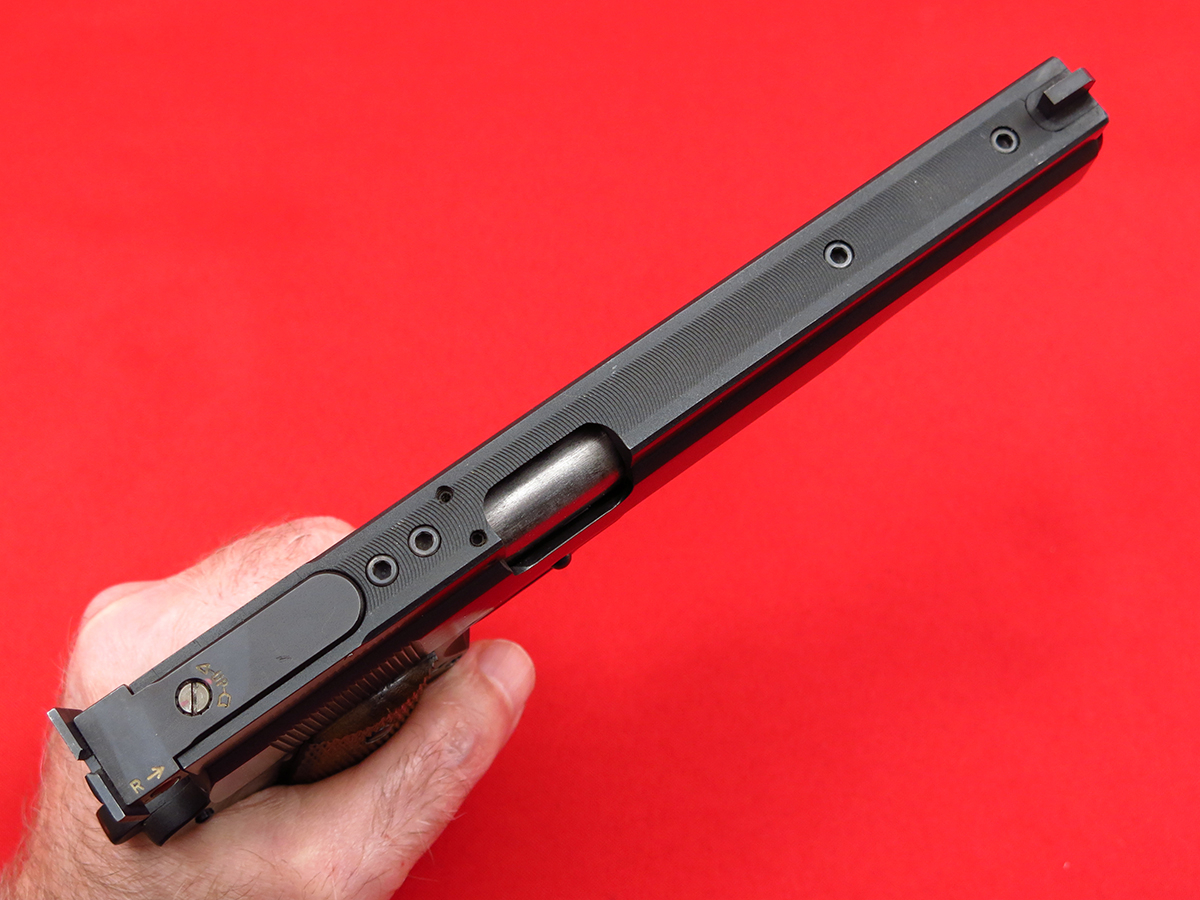 CLARK CUSTOM 1911 LONG HEAVY SLIDE .45... ARISTOCRAT RIB, BUILT ON ...