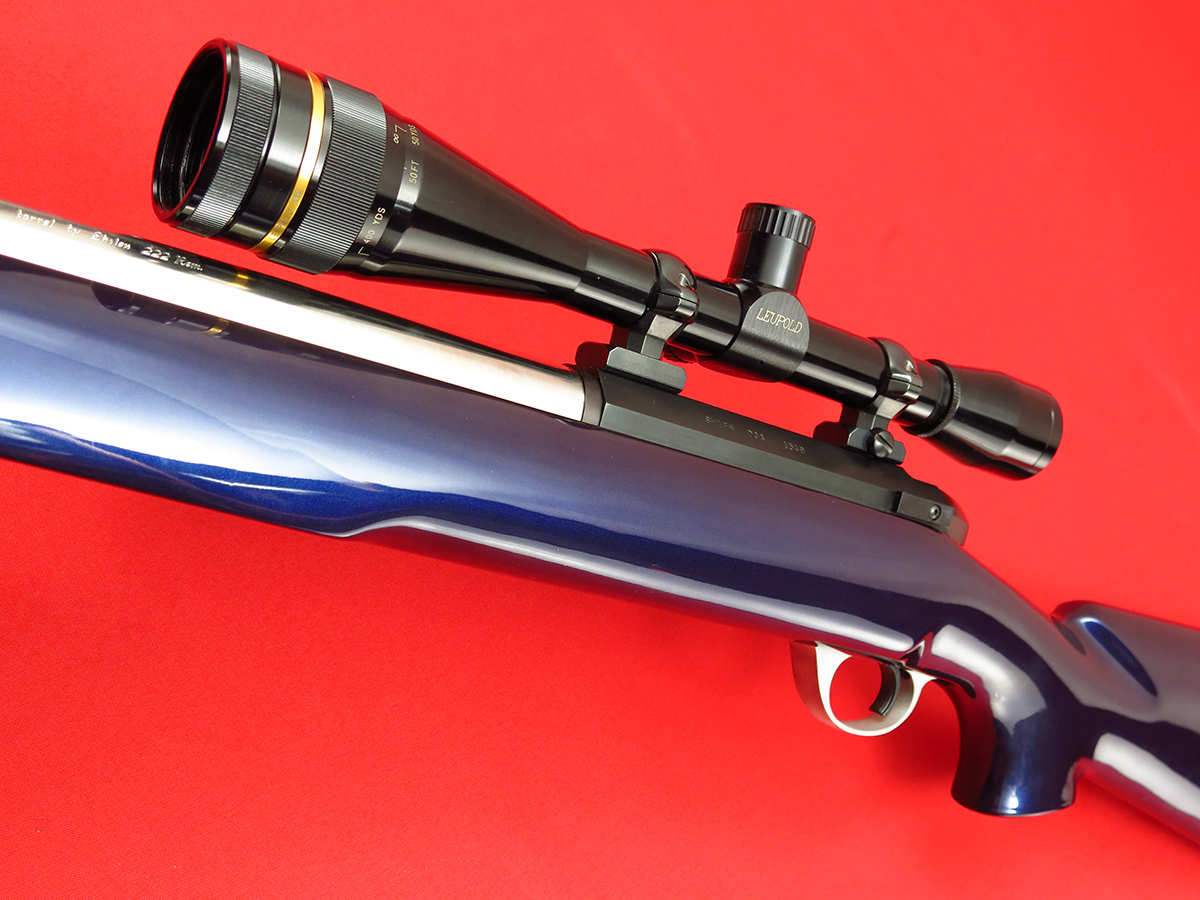 Shilen Dga Single-Shot Benchrest...Like New W/ Hvy Stainless Bbl, Blue ...
