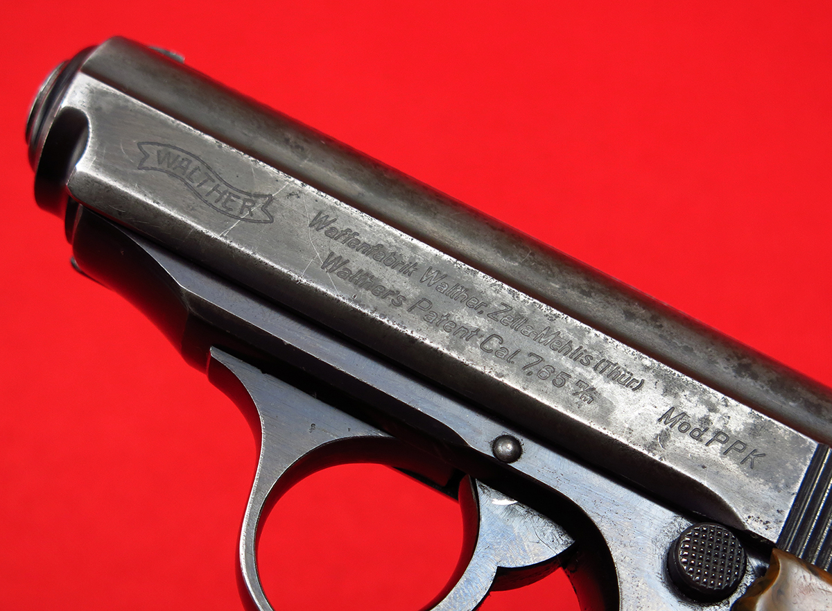 Walther Ww2 Ppk Issued To The Dreaded "Ss"...Original Finish, Numbered ...