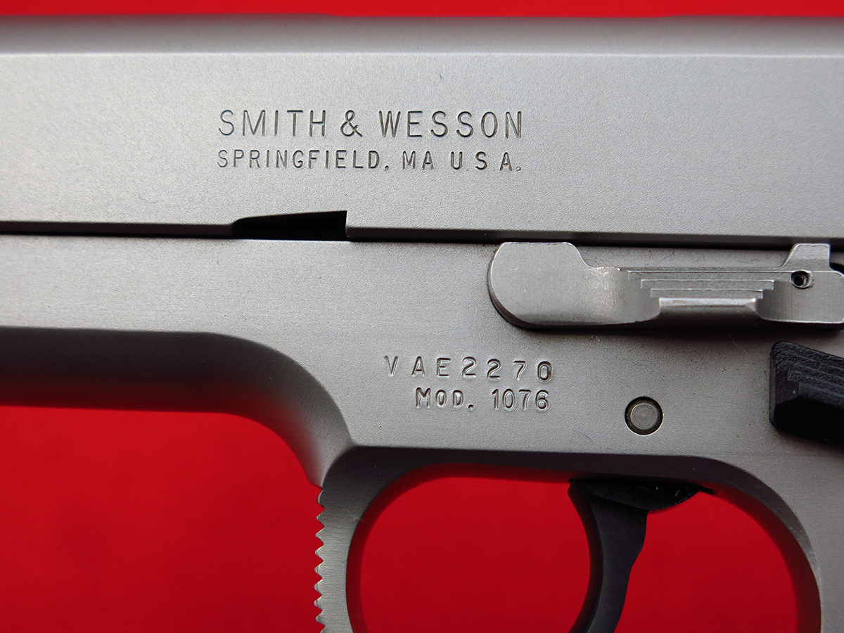 Smith & Wesson Model 1076 Stainless 10mm...W/ Decocker Like Fbi Model ...