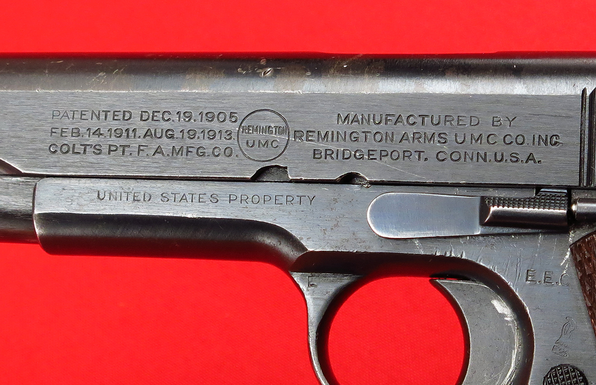 Remington Umc 1911 U.S. Army .45 Auto...Uncommon Ww1 Era Pistol ...