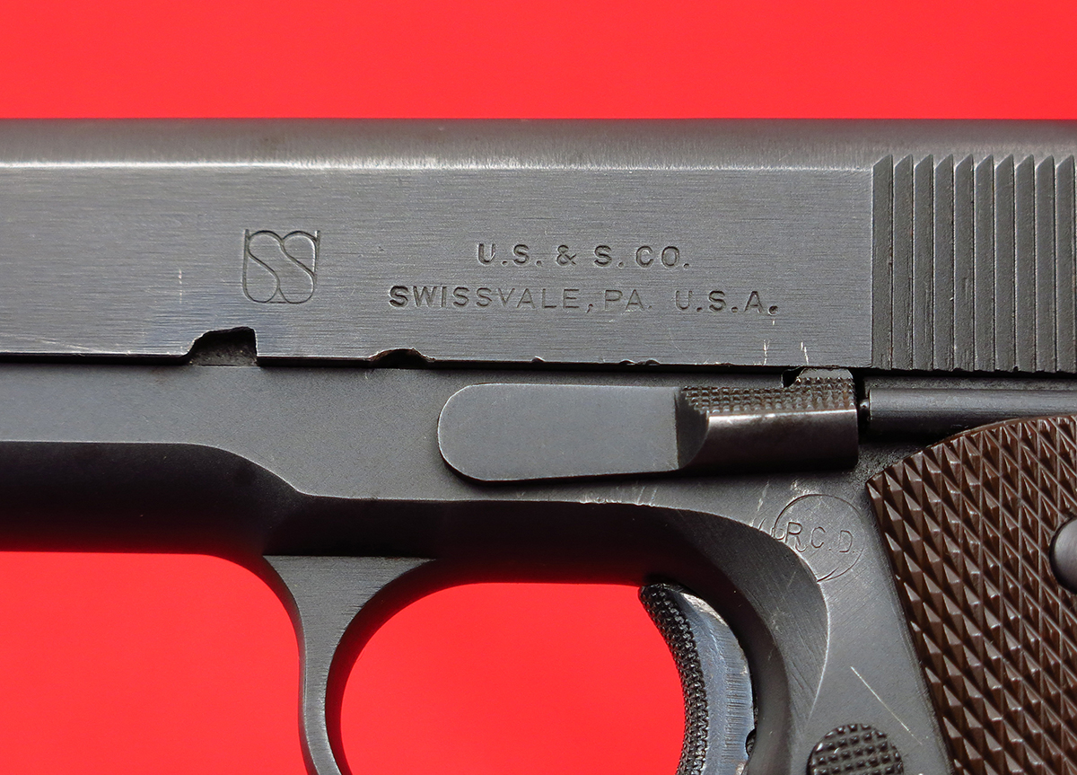 Union Switch & Signal Us&S 1911a1 U.S. Army .45 Auto...All Correct ...