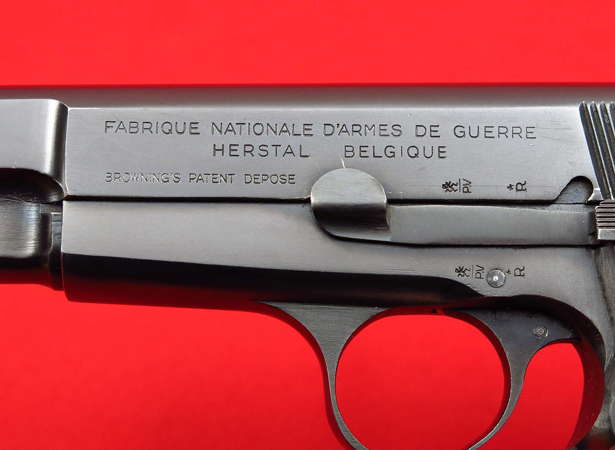 Fn High Power 9mm...Internal Extractor/Thumbprint Slide...Nice Shape ...