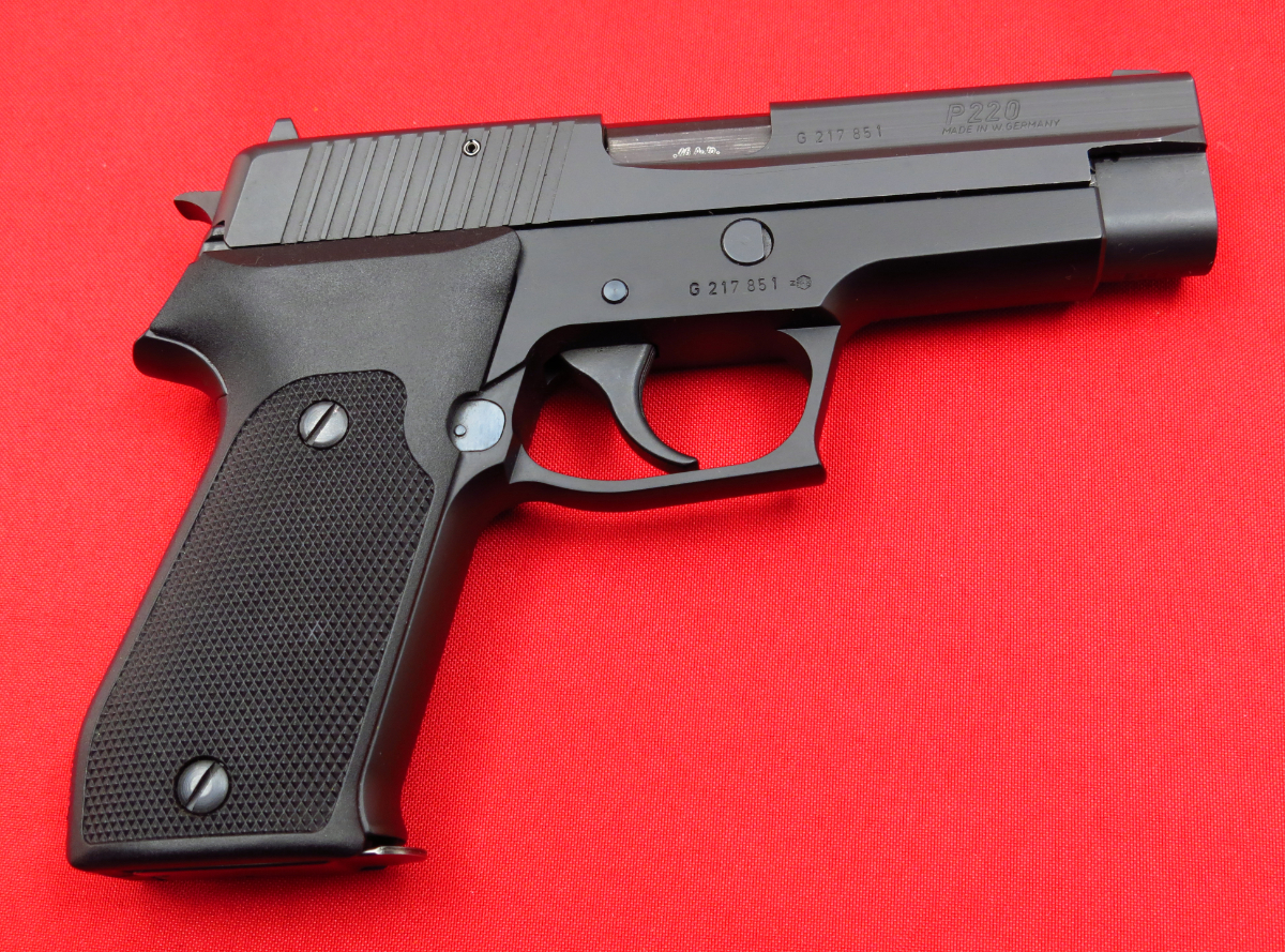 SIG Sauer P220 .45 ACP...98 CONDITION IN ORIGINAL BOX W/ 3 MAGS & TEST ...