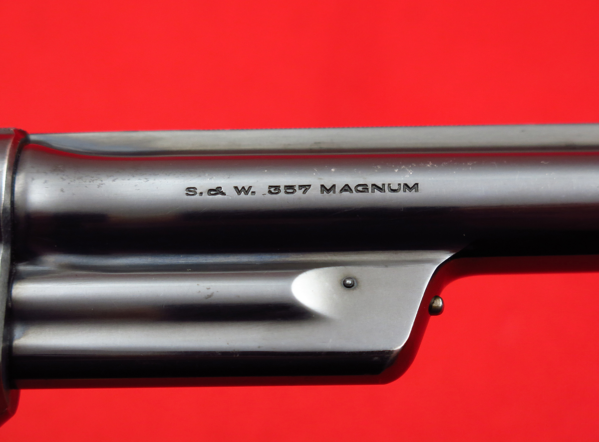 Smith & Wesson .357 REGISTERED MAGNUM... SCARCE 7-1/2" BARREL, HUMPBACK ...