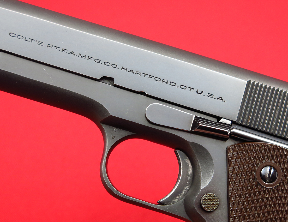 Colt Super .38 Automatic...Early Post-War "Fat Barrel"...Nice Original ...