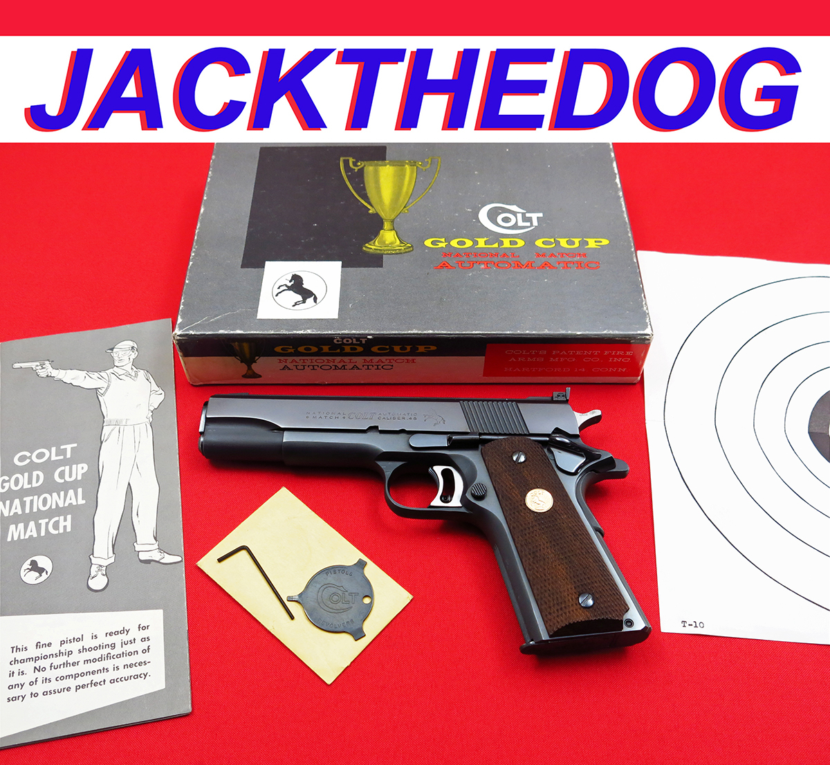 Colt Pre-Series 70 Gold Cup National Match...Near New, 98 Original ...