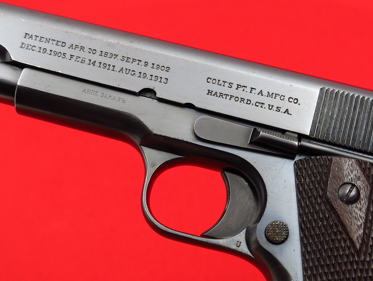 Colt Government Model 1911 .45...Very Scarce Imperial Russian Contract ...