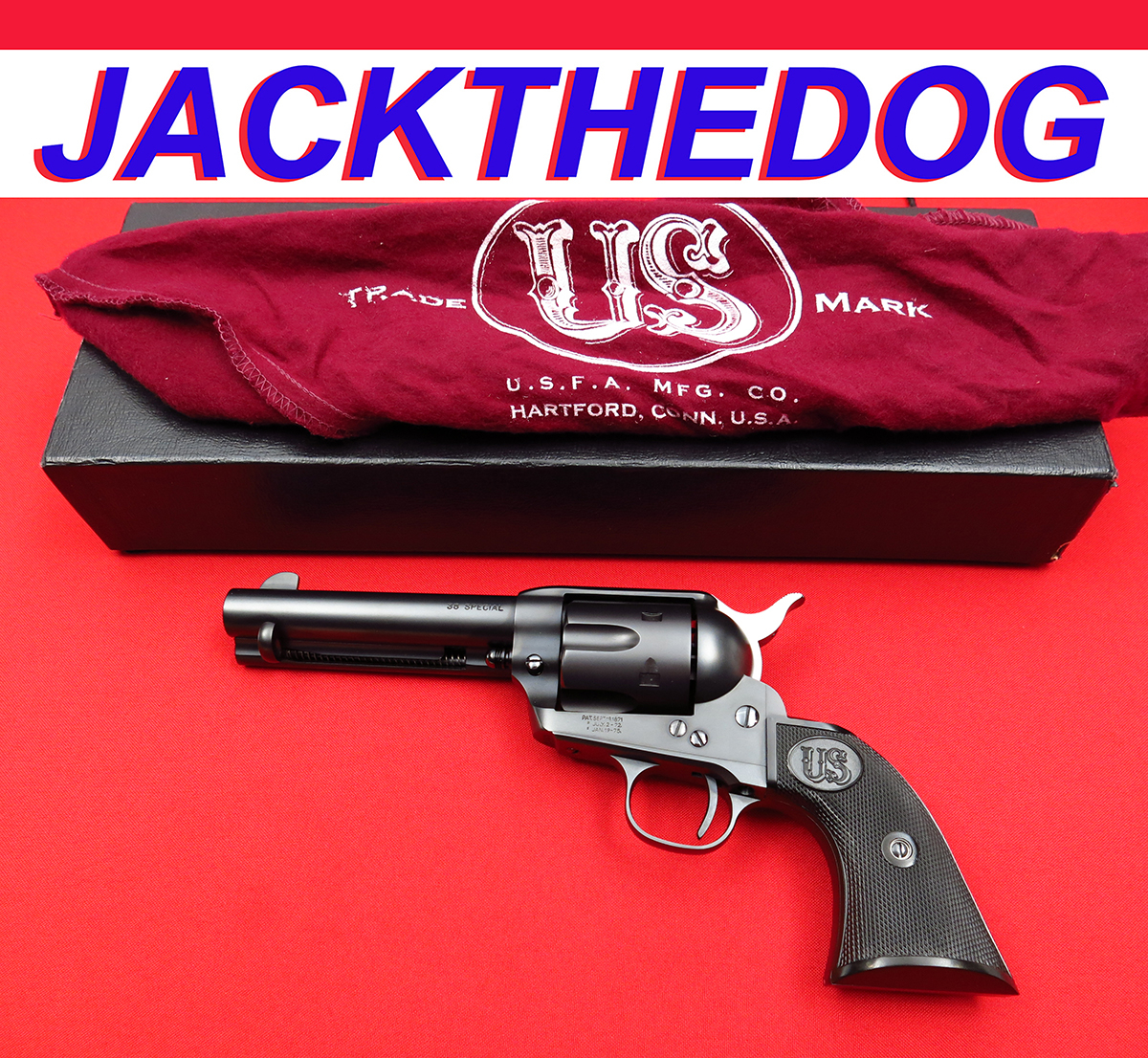 Usfa Single Action Army "Rodeo"...4-3/4" Bbl, Matte Blue, 100 Usa Made...Like New In Original ...