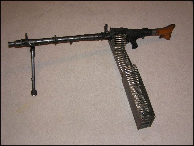 German MG34 Dummy Gun w/ all WWII parts