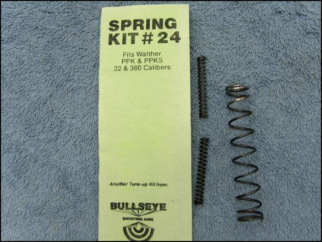 Walther Ppk Ppk/S Tune Up Kit Bullseye Springs #24 For Sale at ...
