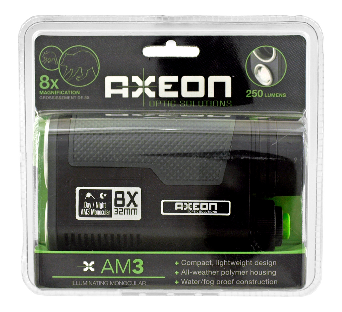Axeon AM3 Illuminating Monocular Telescope Optics with 8x Zoom ...