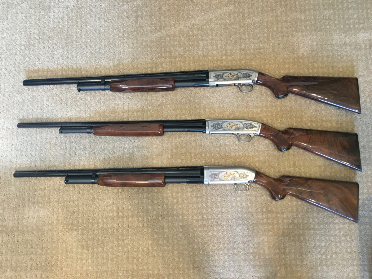 Browning Shotgun 3 Gun Set With The Same Serial Numbers-2 Model 12s And ...