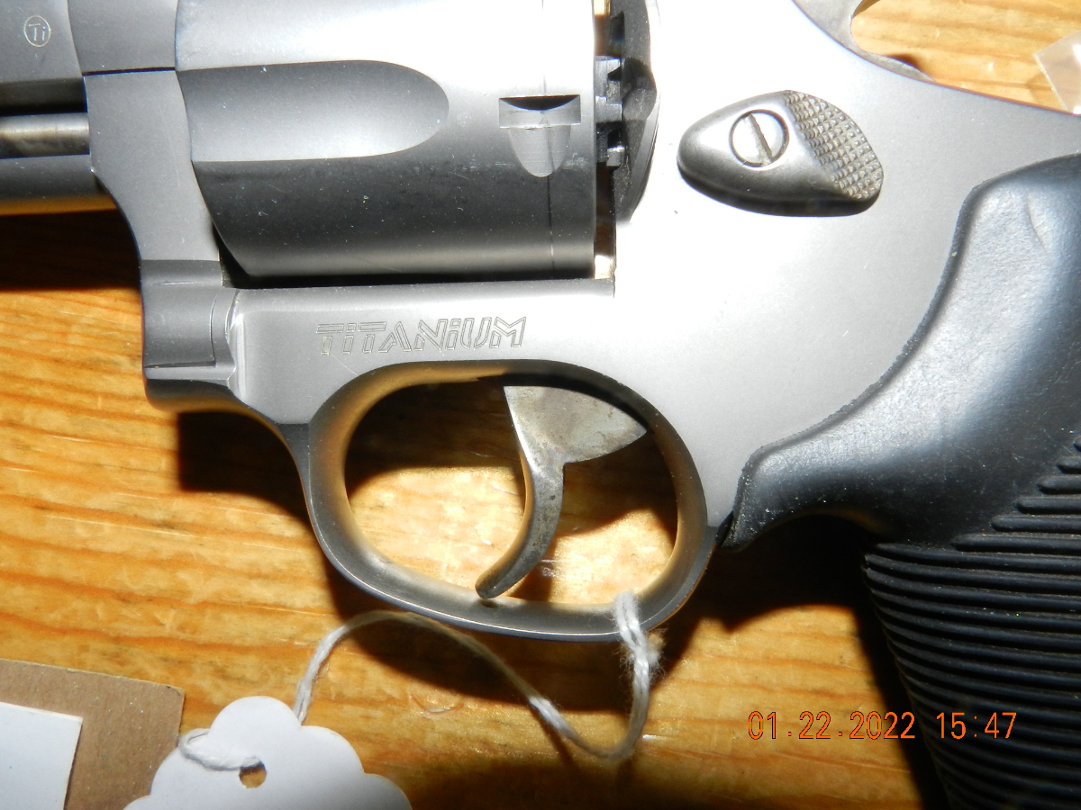 Taurus titanium model 455 4 inch 5 shot 45ACP revolver .45 ACP 17198740 ...