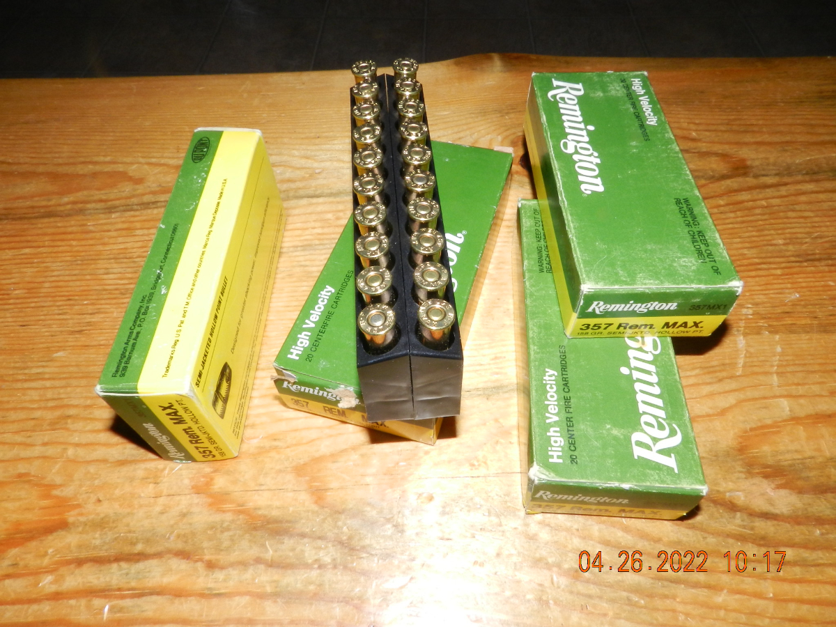 Remington 357 Max Ammo 357 Remington Maximum For Sale At GunAuction