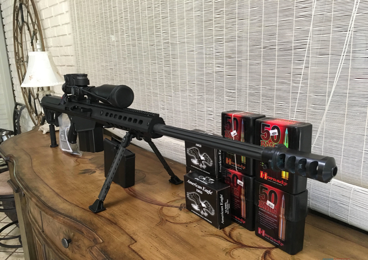 Barrett Firearms Barrett M107a1 W/Bors, Nightforce Zero Stop .50 Bmg ...