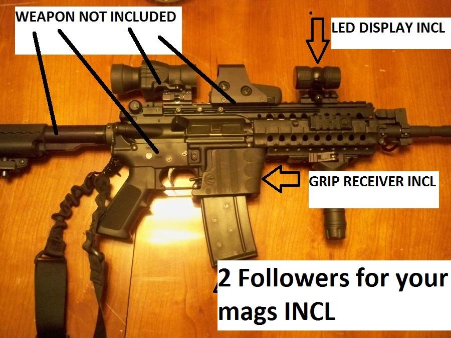 Radetec Ar-15 Digital Round Counter Colt Sig S&W 5.56mm Nato For Sale ...