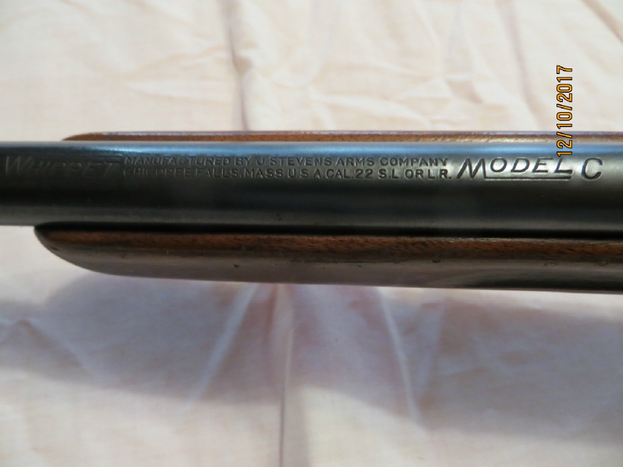J. Stevens Arms Co. Model C Whippet Single Shot .22 Rifle C&R .22 Lr ...