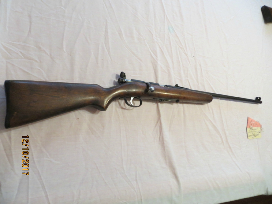 Stevens Model 56 Buckhorn Rifle Bolt Action 5 Shot With Peep C&R .22 Lr ...