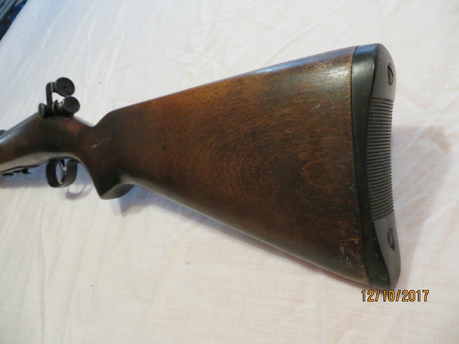 Stevens Model 56 Buckhorn Rifle Bolt Action 5 Shot With Peep C&R .22 Lr ...
