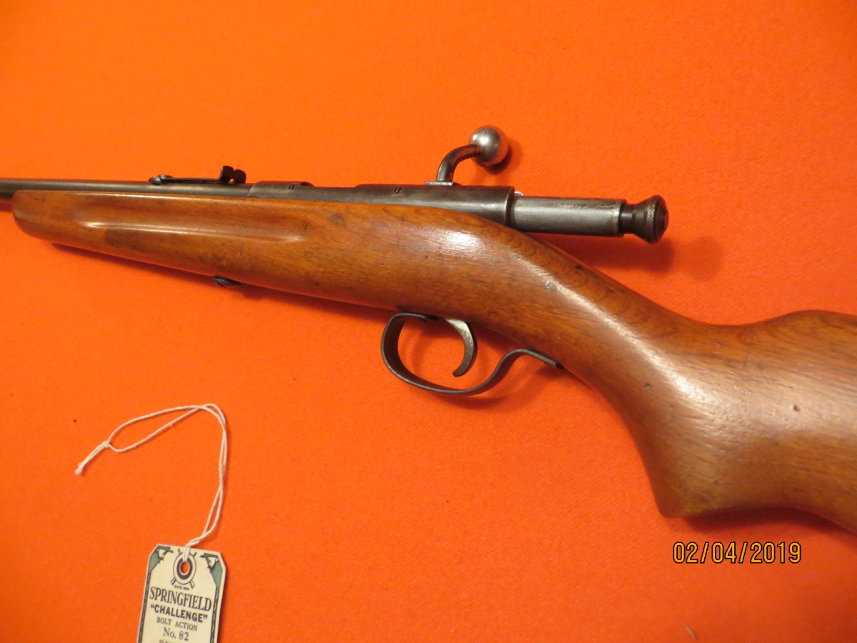 Springfield J. Stevens Arms Model 82 Single Shot .22 C&R Rifle .22 Lr ...