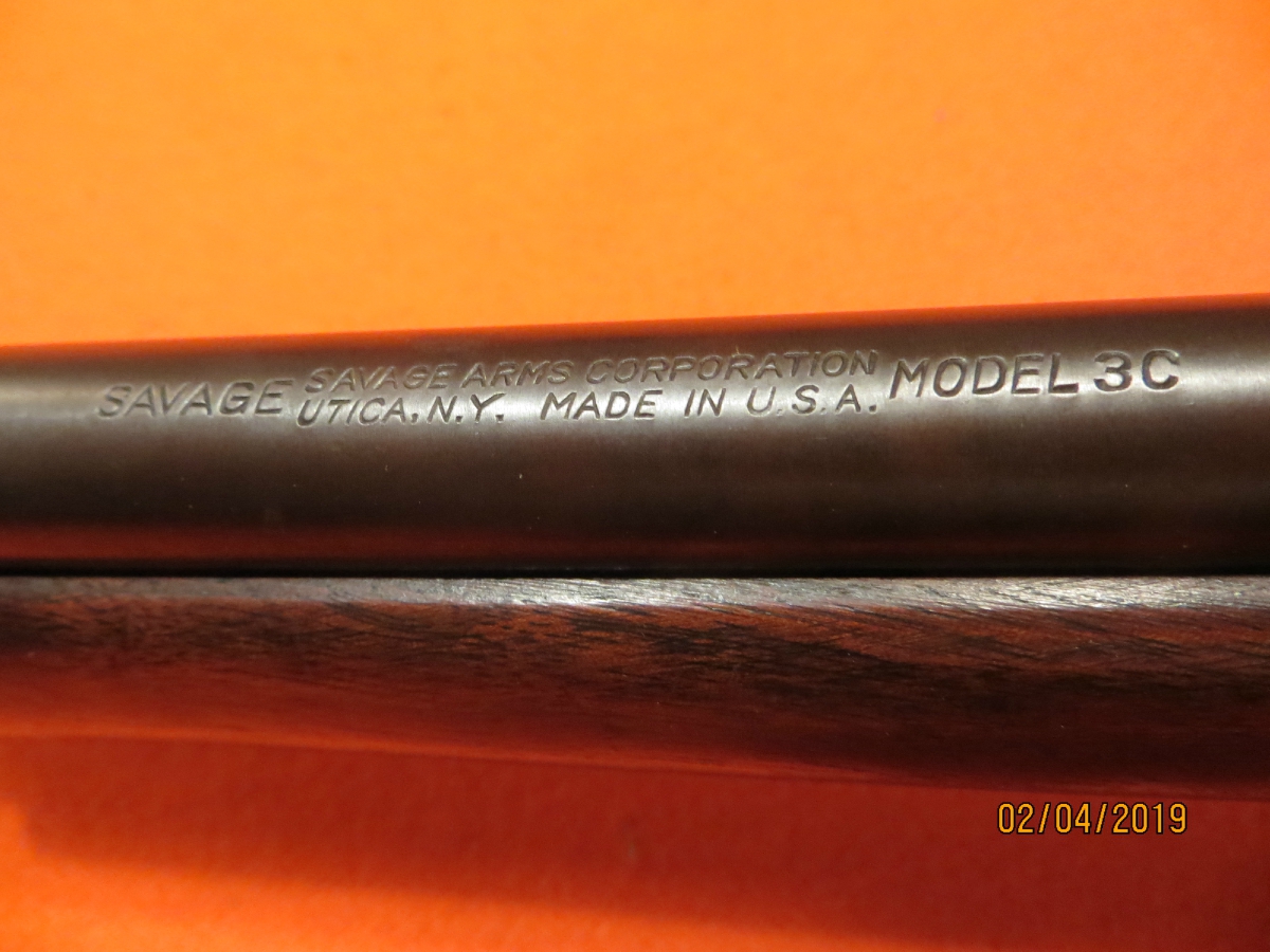 Savage Arms Savage Model 3c Single Shot .22 C&R Rifle Needs Work .22 Lr ...