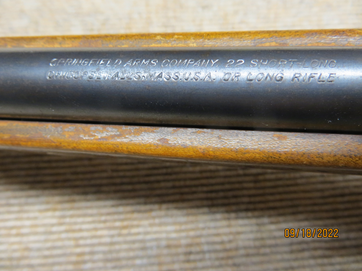 Stevens Springfield Arms Company Model 53 Junior Single Shot .22 Rifle ...