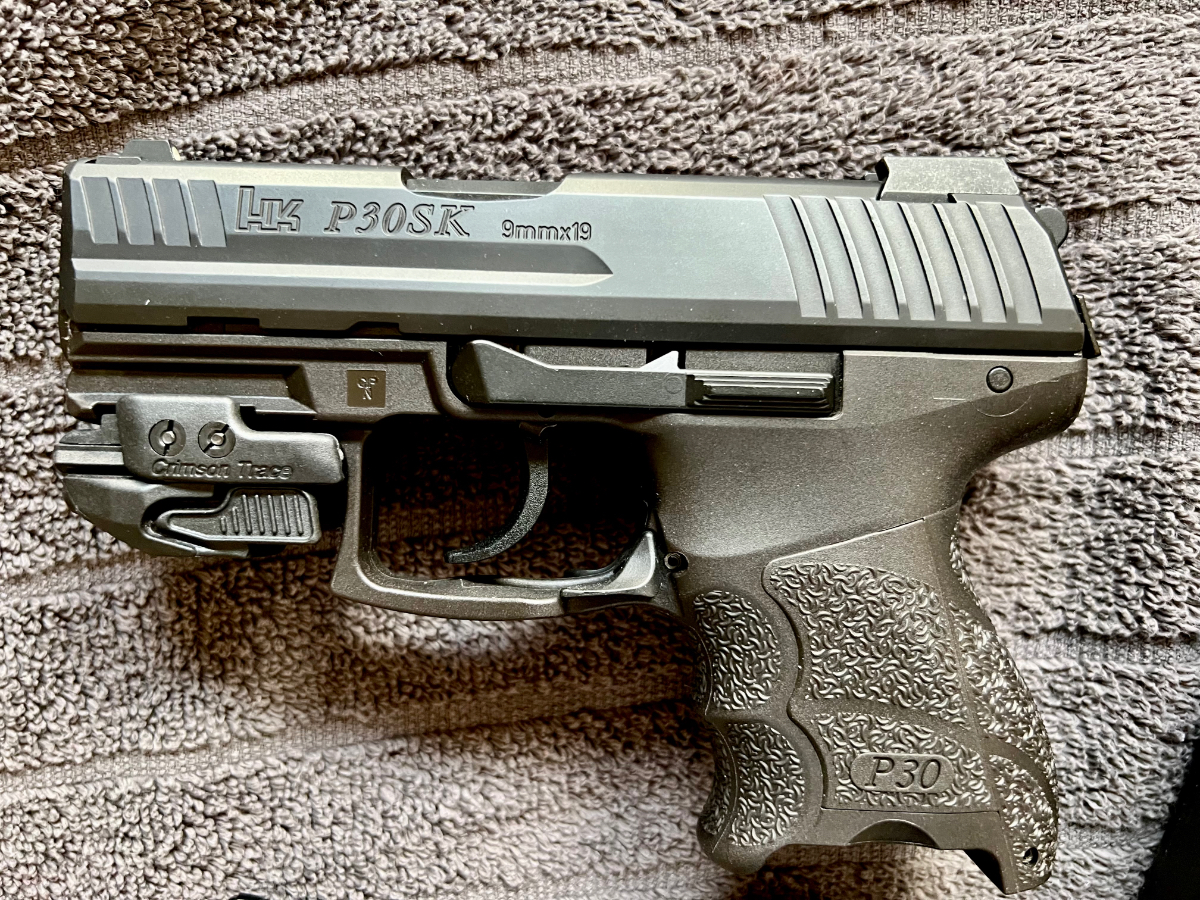 Heckler & Koch P30SK 9mm with Crimson Trace Green Laser 9mm Luger ...