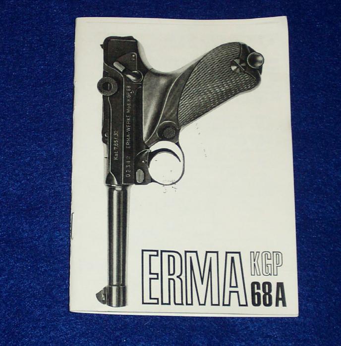7.65 mm German ERMA GP 68A PISTOL MANUAL (5)