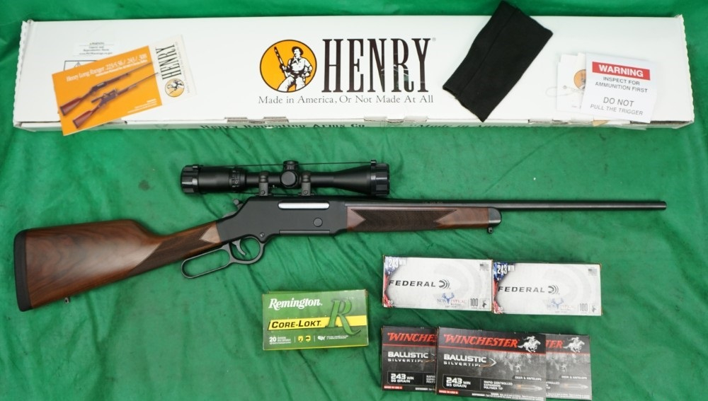 Henry Long Ranger H014-243 243win 21" W/Bushnell Scope & 180 Rounds ...