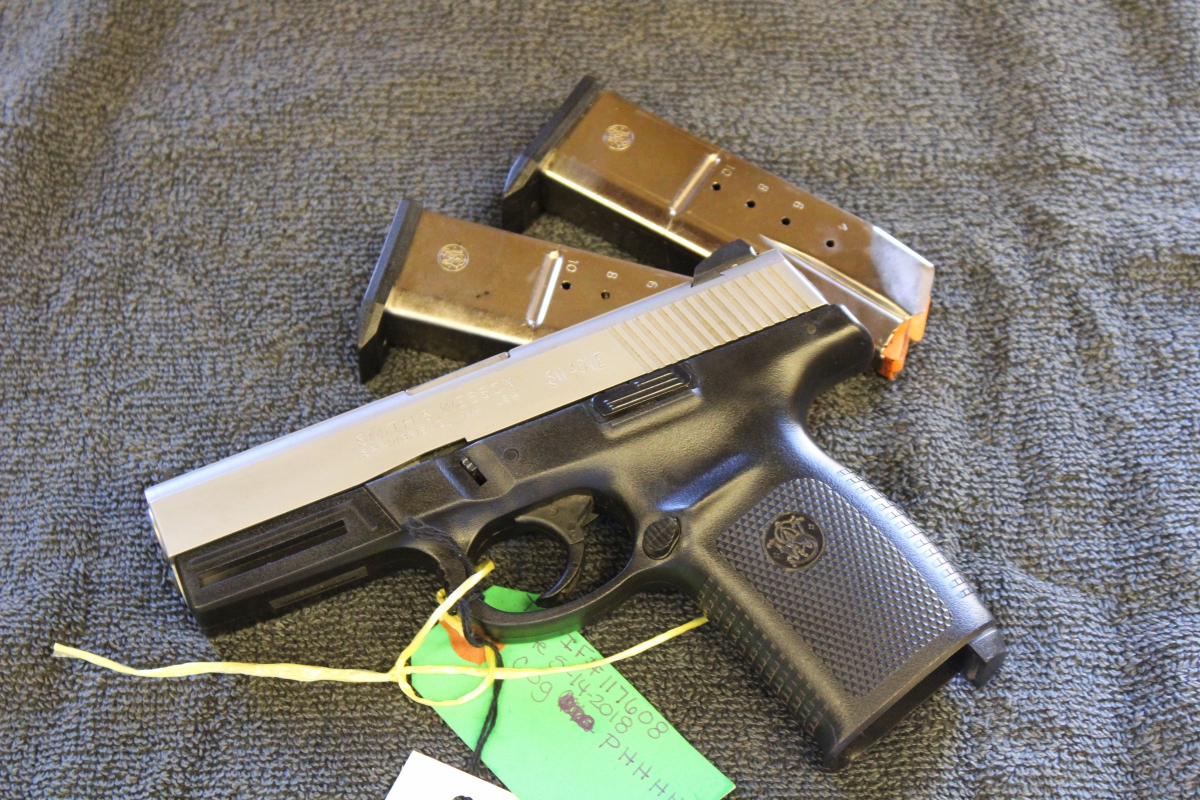 Smith & Wesson Model Sw40ve Stainless Steel W/2 Magazines-$169nr .40 S ...