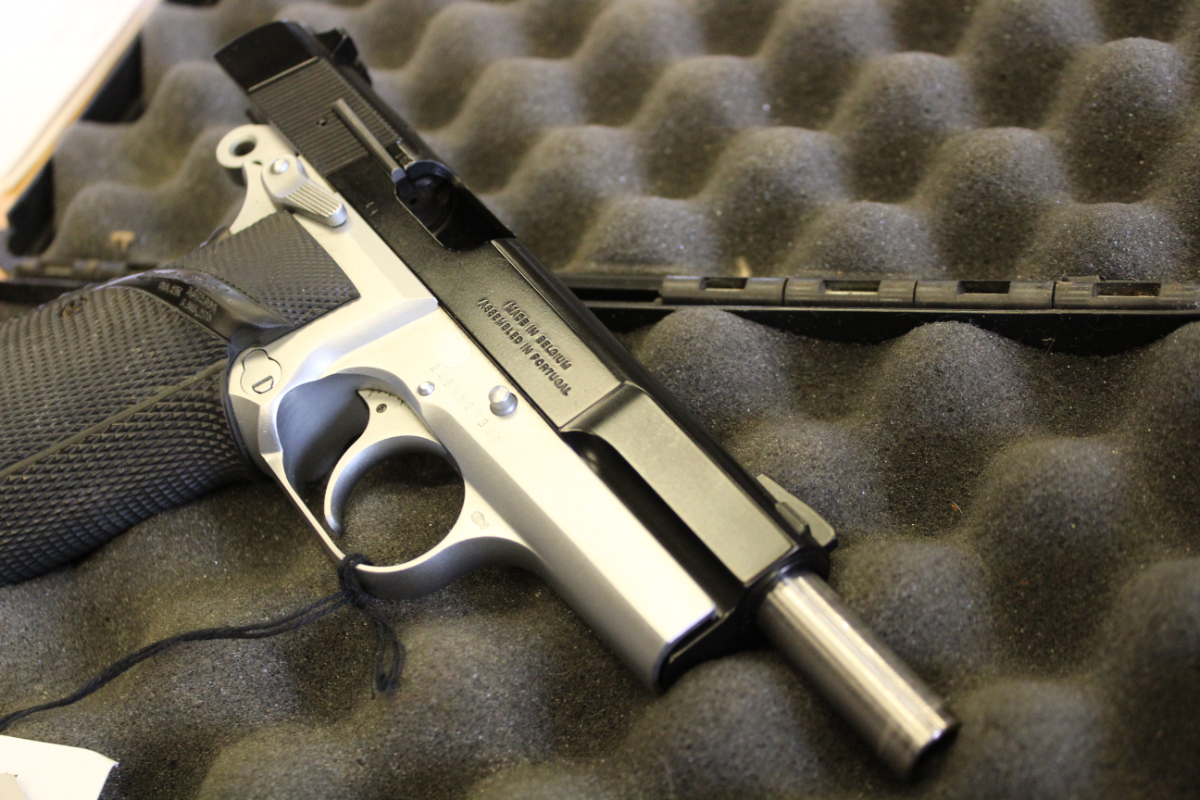 Browning Two Tone Hi Power 9mm "Practical Model" Belgium Made Excellent ...