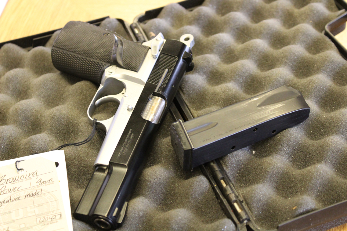 Browning Two Tone Hi Power 9mm "Practical Model" Belgium Made Excellent ...