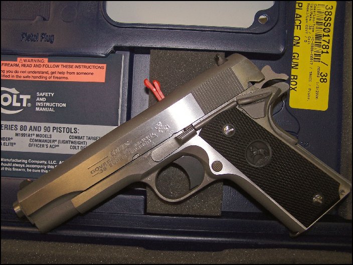 Colt Series 80 Combat Commander 38 Super Nib For Sale at GunAuction.com ...