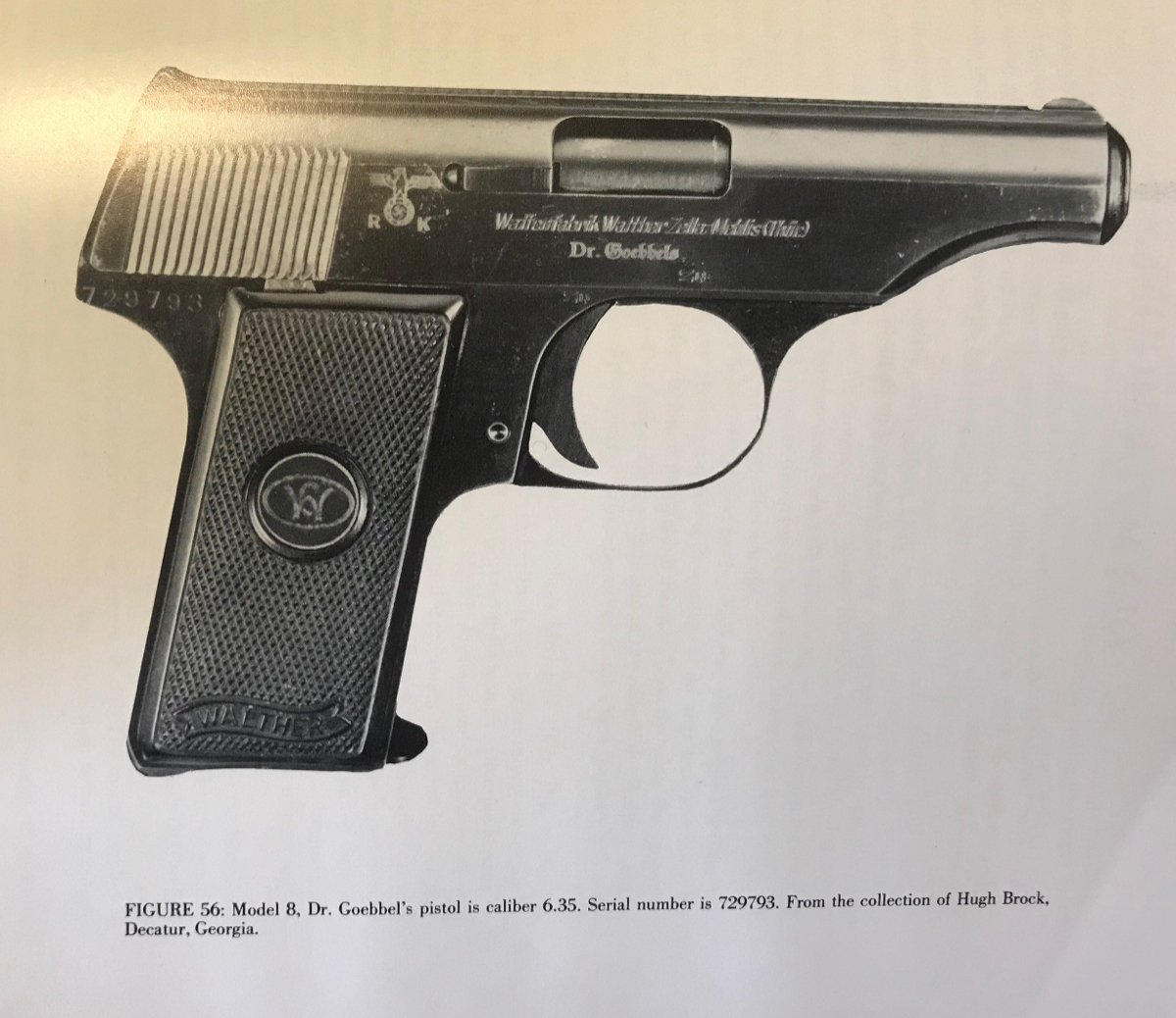 Walther Model 8 Dr. Goebbels Personal Sidearm C&R .25 Acp For Sale at ...