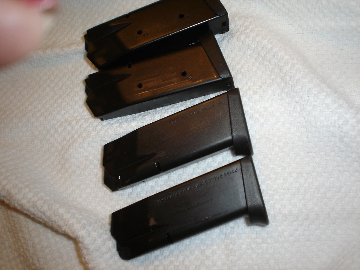 This Is For Four Pt145 Taurus 12 Round Magazines .45 Acp For Sale at ...