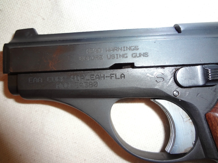 European American Armory Corp. Eaa Corp Model Ea380 .380 Semi-Auto ...