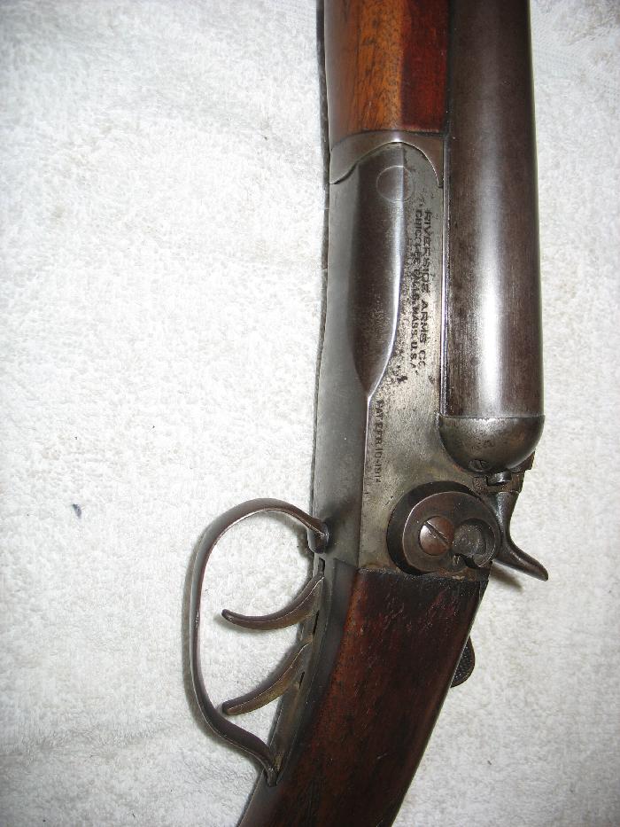 Riverside Arms Co. Riverside Arms 12 Ga Double Barrel Rabbit Ear Sxs ...