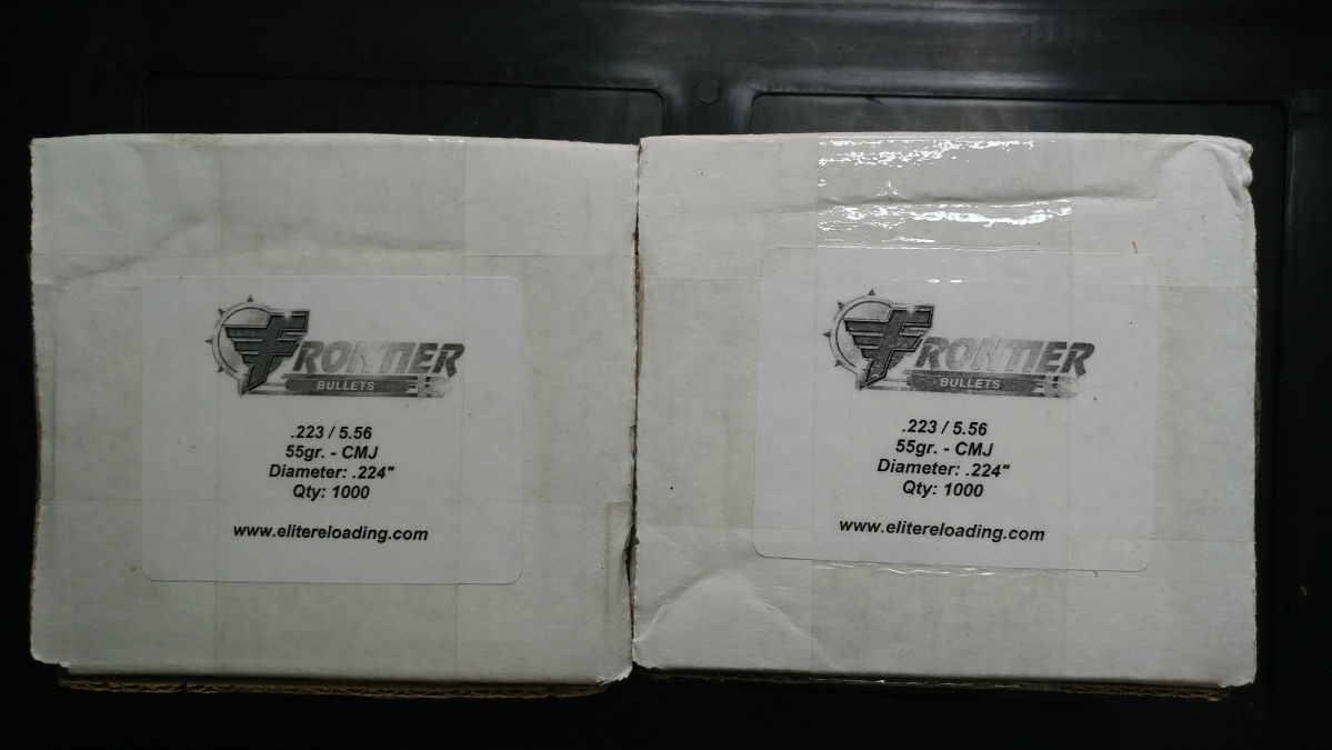 Frontier Bullets .223/5.56 55 Grain CMJ - Qty 2000 5.56mm NATO 17097437 ...