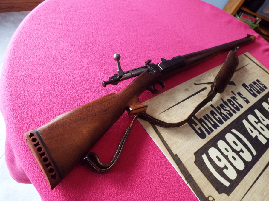 Springfield Armory Model 1896 Krag-Jorgensen , 1897 Manufacture, Set in ...