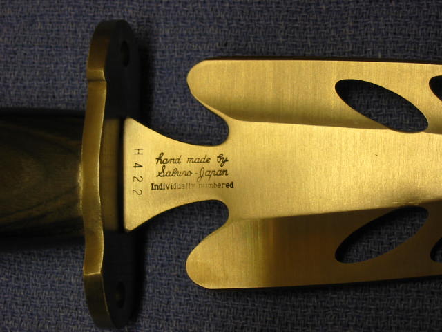 Saburo Ace Of Spades Dagger Knife Made In Japan For Sale at GunAuction ...