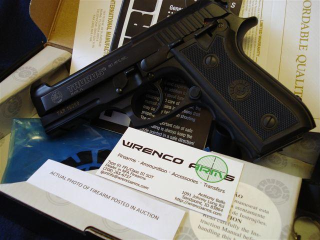 Taurus Pt917c 917 9mm `Compact Plus` 20+1 Nib For Sale at GunAuction ...