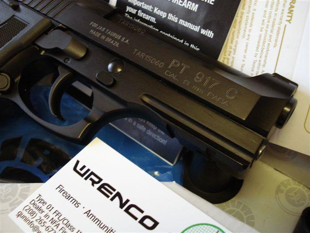 Taurus Pt917c 917 9mm `Compact Plus` 20+1 Nib For Sale at GunAuction ...