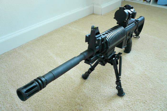 Ar 15 Slab/ Slick Side With M4 Profile Barrel For Sale at GunAuction ...