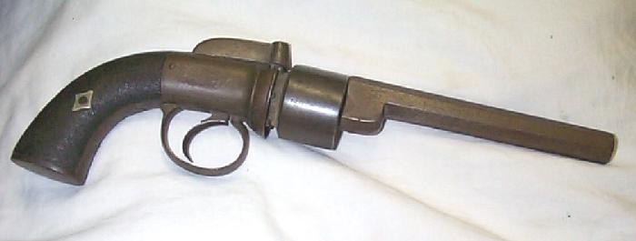British, Sheffield 1850's Percussion Transitional Revolver