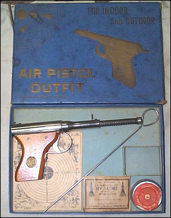 JGA Spring Loaded Dart Pistol In Box