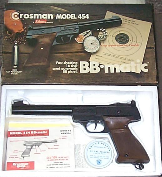 Crosman Model 454 BB matic In Box