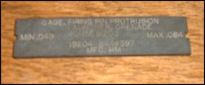 Us Military M203 Firing Pin Protrusion Gage For Sale at GunAuction.com ...